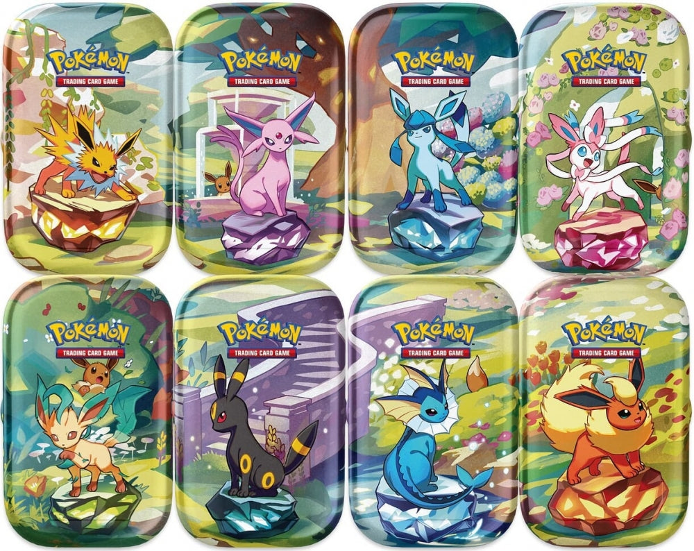 Pokemon Prismatic Evolutions Mini Tin Display – Pokestore