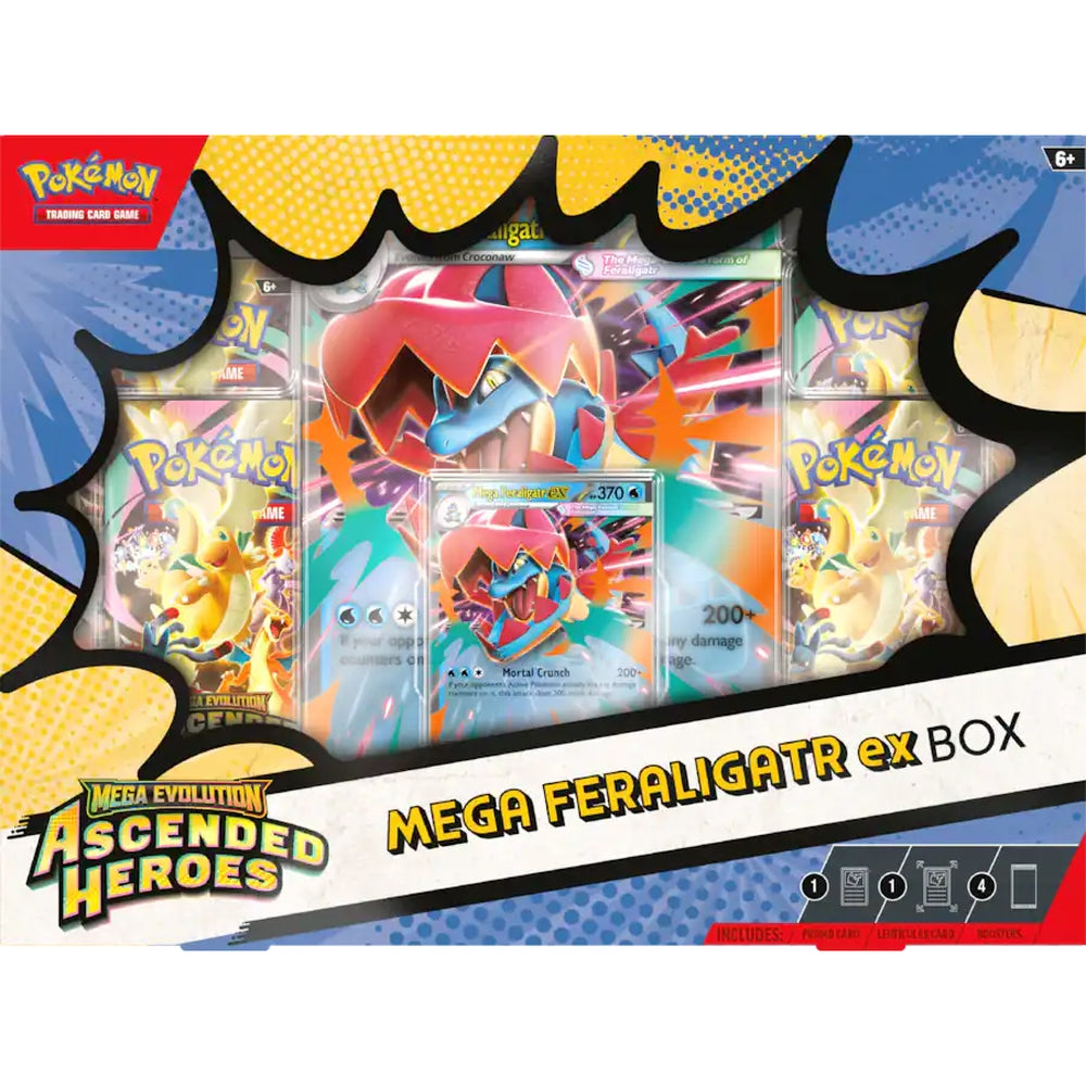 Pokemon Ascended Heroes Mega Feraligatr ex Box – Pokestore